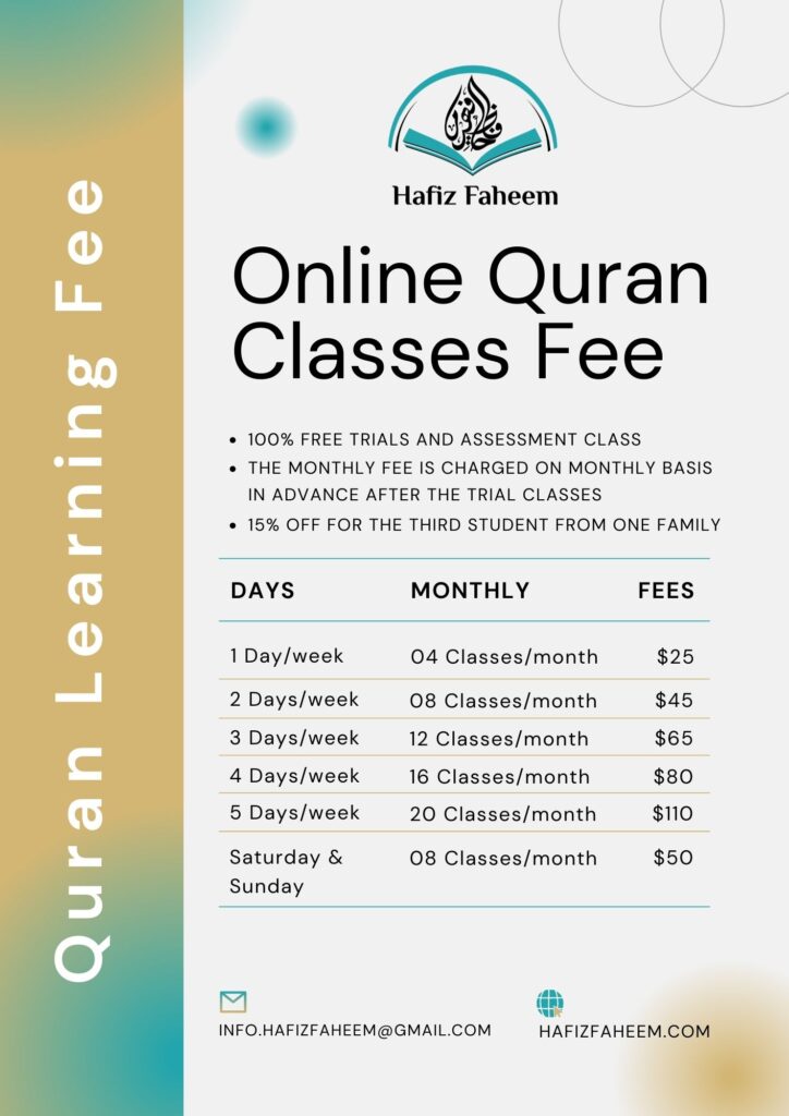 Pricing - Learn Quran Online with Best Quran Teachers
